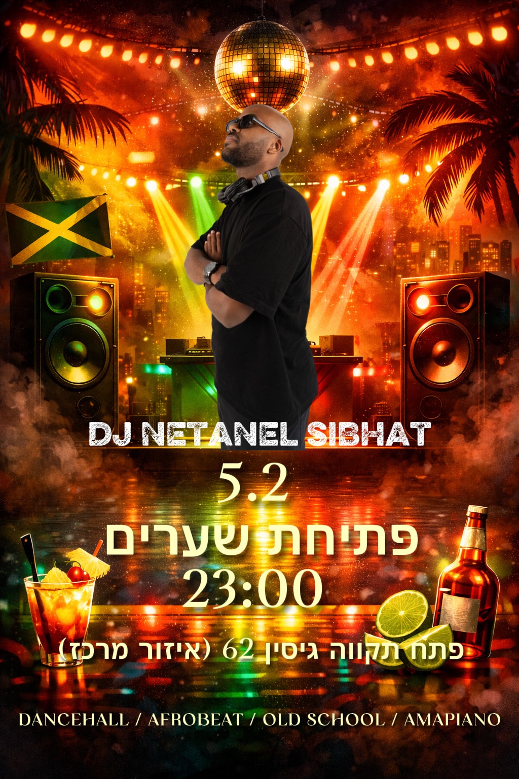 Avshalom Gissin St, Petah Tikva, Israel • לוח הופעות 2026 • הזמנת כרטיסים